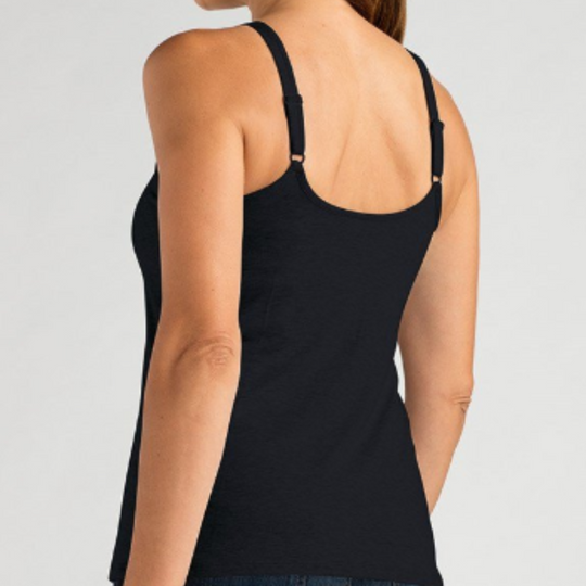 Amoena Valletta Pocketed Mastectomy Singlet/Cami - Black 70229 – Breast ...